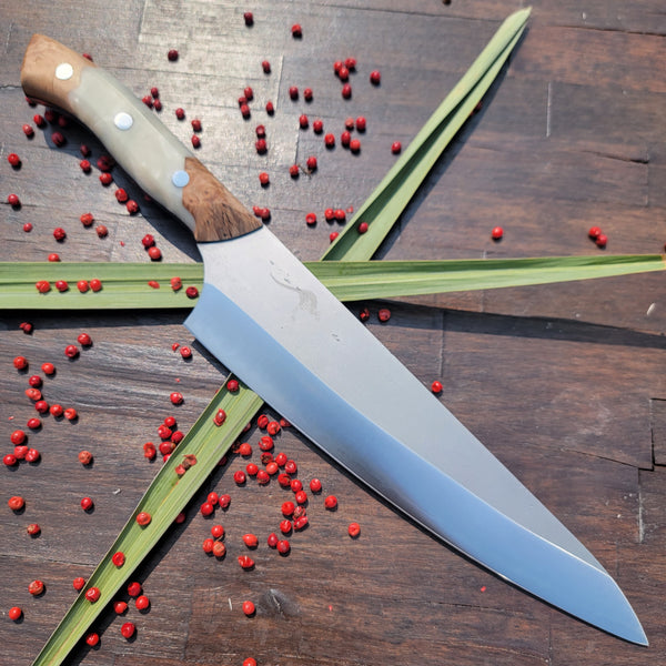Big Red with "Misty White" handle - The Forge (a division of Star Food ...