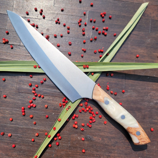 Big Red with "Misty White" handle - The Forge (a division of Star Food ...