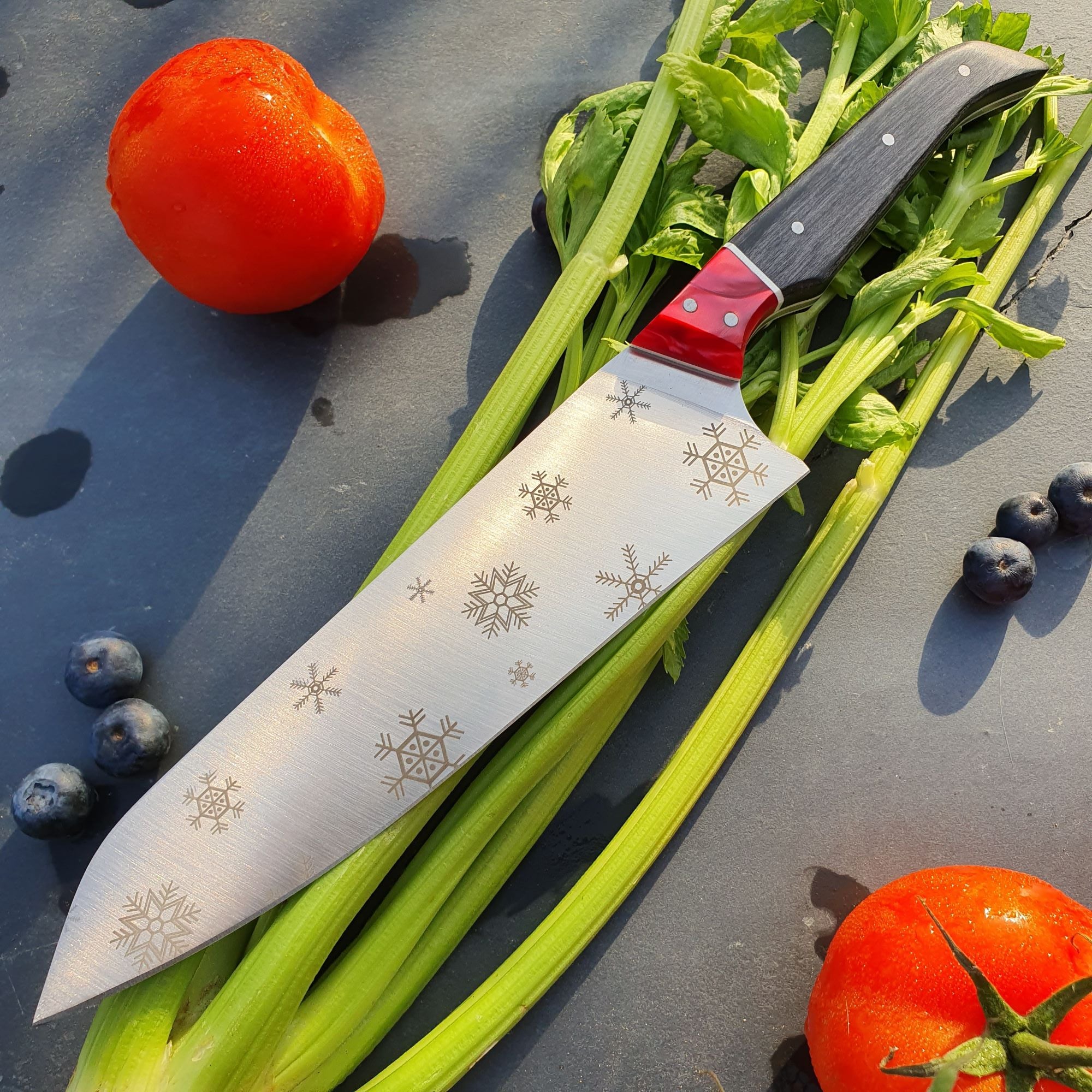 Chef's Knife "Snowflake" – The Forge (a division of Star Food General ...